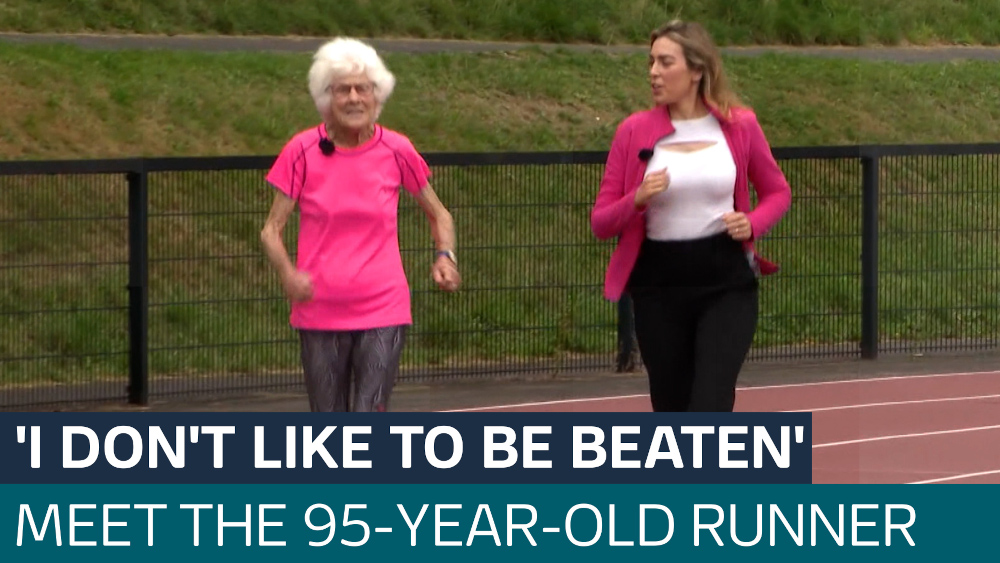 Running legend: The 95-year-old grandmother aiming to complete 200 park ...