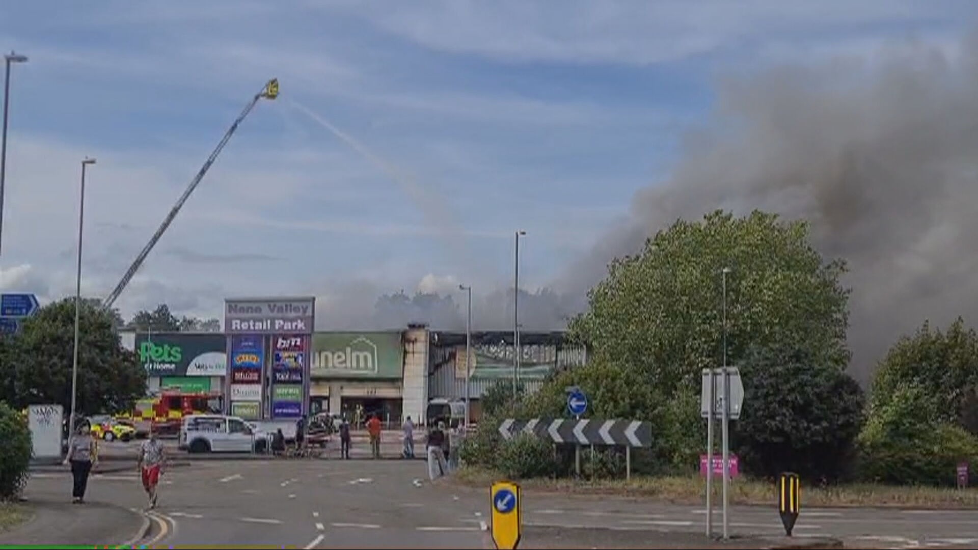 Third teenage boy released on bail after huge fire at Dunelm on ...
