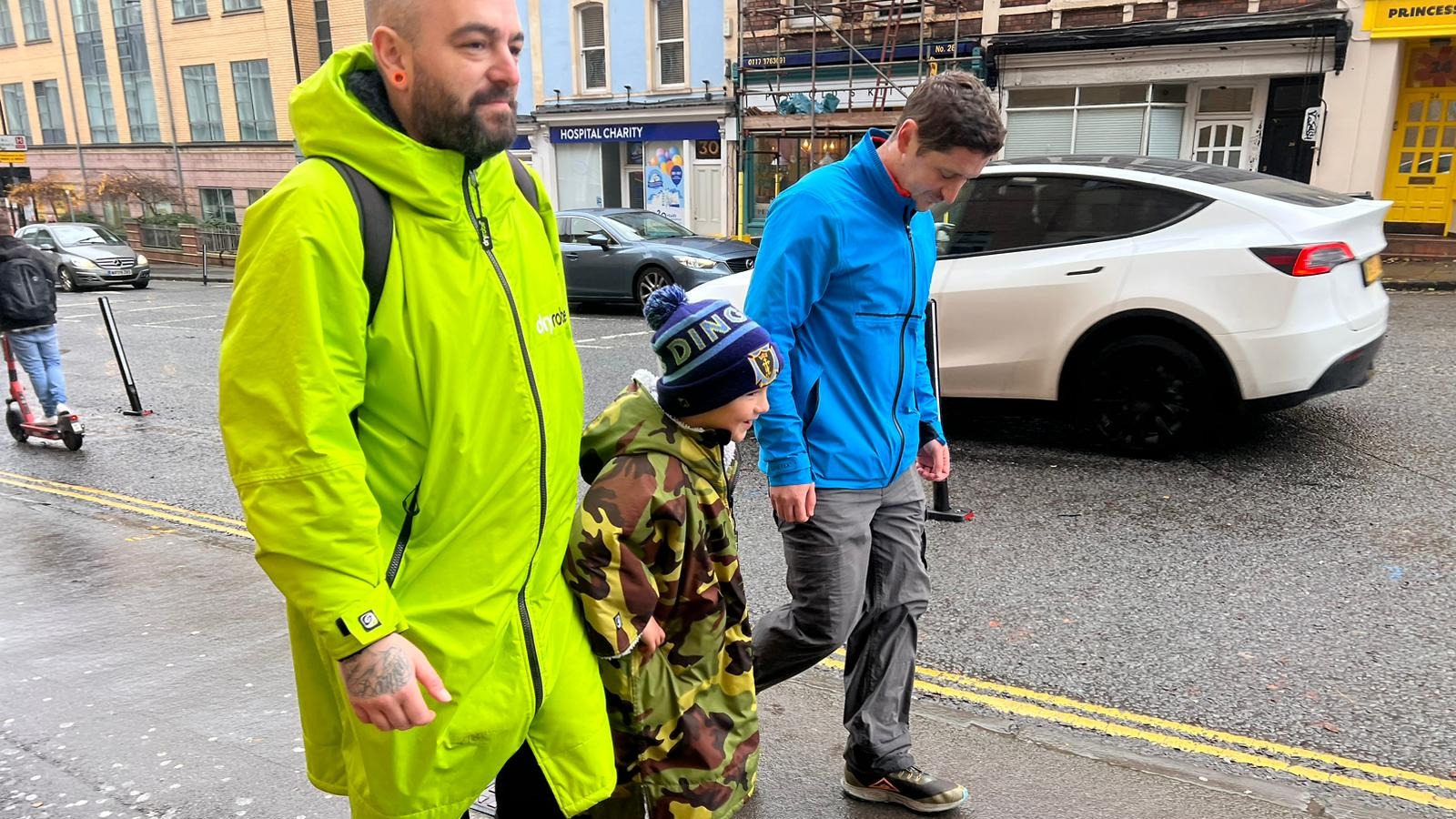 Eight-year-old with heart condition walks marathon for hospital that ...