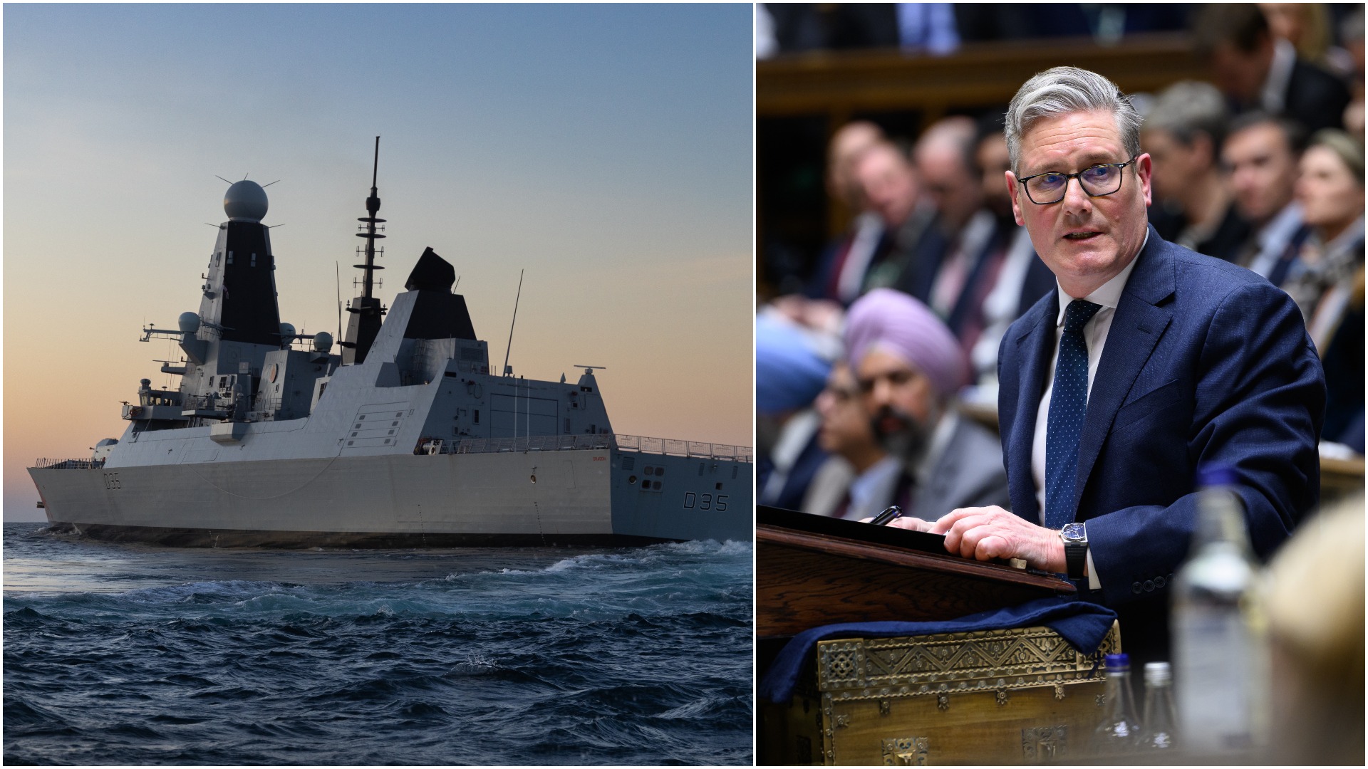 HMS Dragon will not sail until next week, as Starmer forced to defend ...
