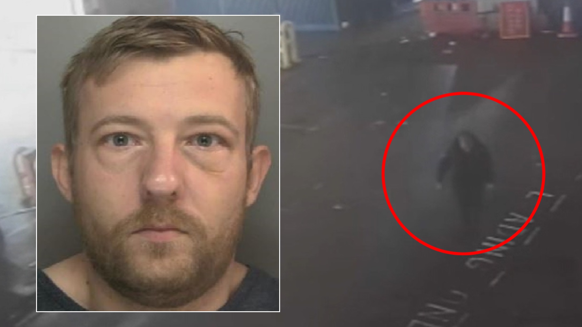 CCTV shows rapist running away after attacking 18-year-old woman at ...