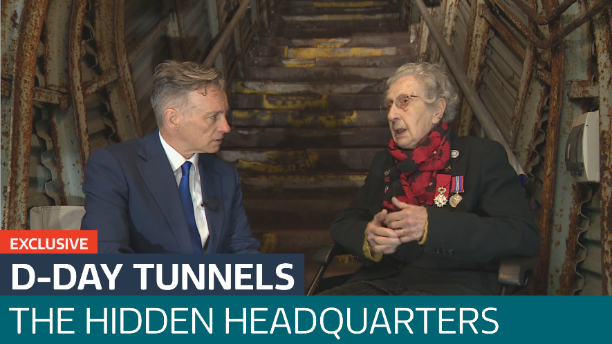 The WWII radio operator who worked deep underground near Portsmouth ...