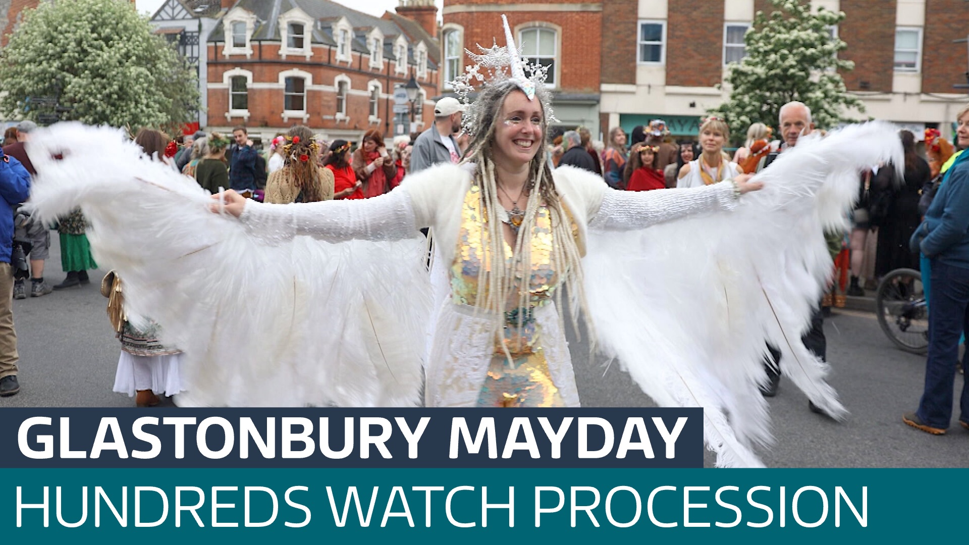 Hundreds gather in Glastonbury for the Beltane Festival celebrating ...