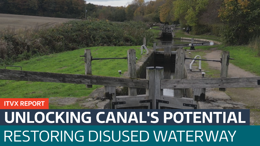 Project to restore disused waterway - Latest From ITV News