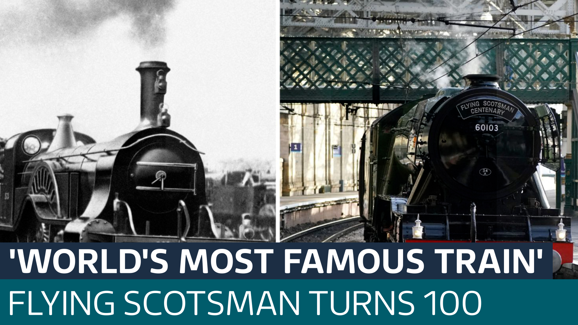 Flying Scotsman visits Edinburgh to mark its 100th birthday - Latest ...