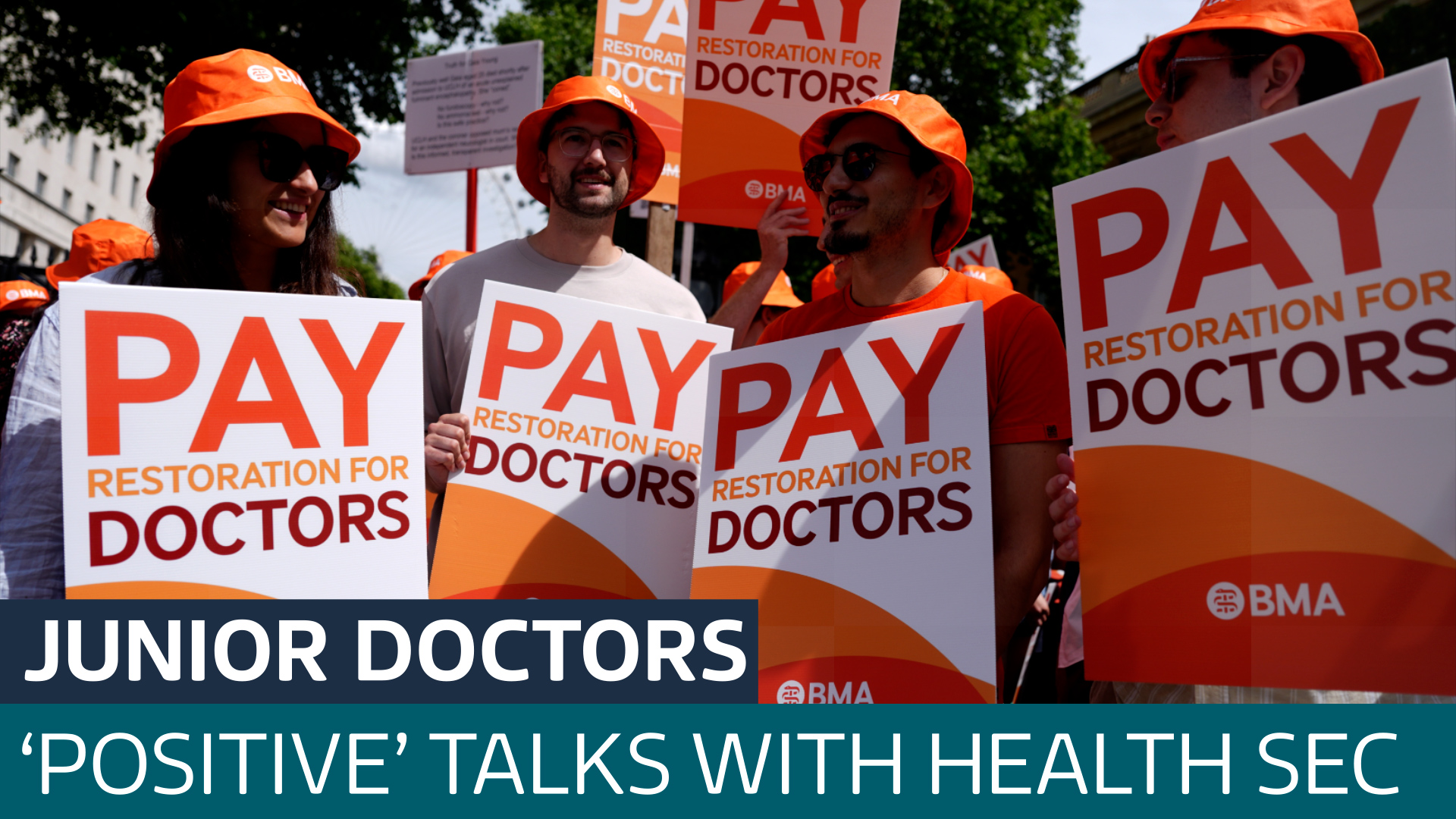 Junior doctors hold 'positive' first meeting with new Health Secretary ...