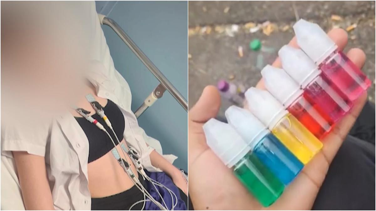Girl ‘nearly died’ after inhaling vape spiked with zombie drug spice ...