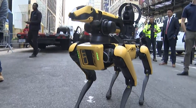 Robot police dog joins New York City's police force | ITV News