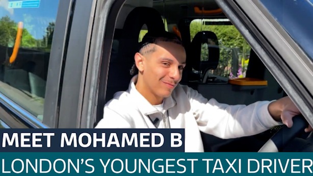 Meet London's youngest taxi driver - Latest From ITV News