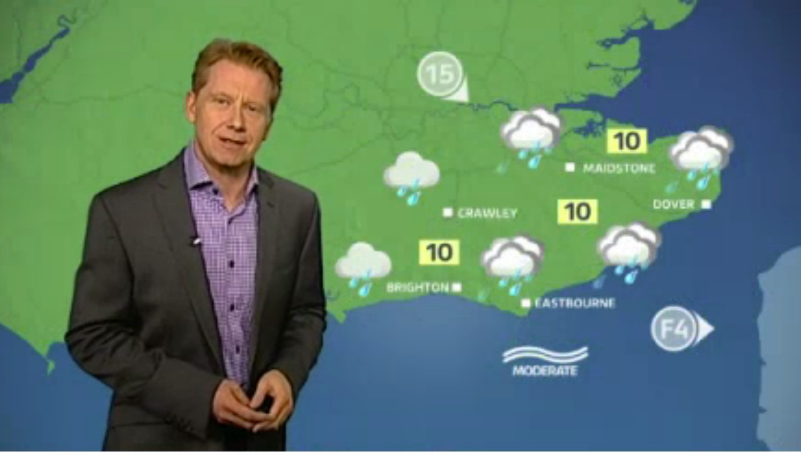 Thursday's weather for the east of the region | ITV News Meridian