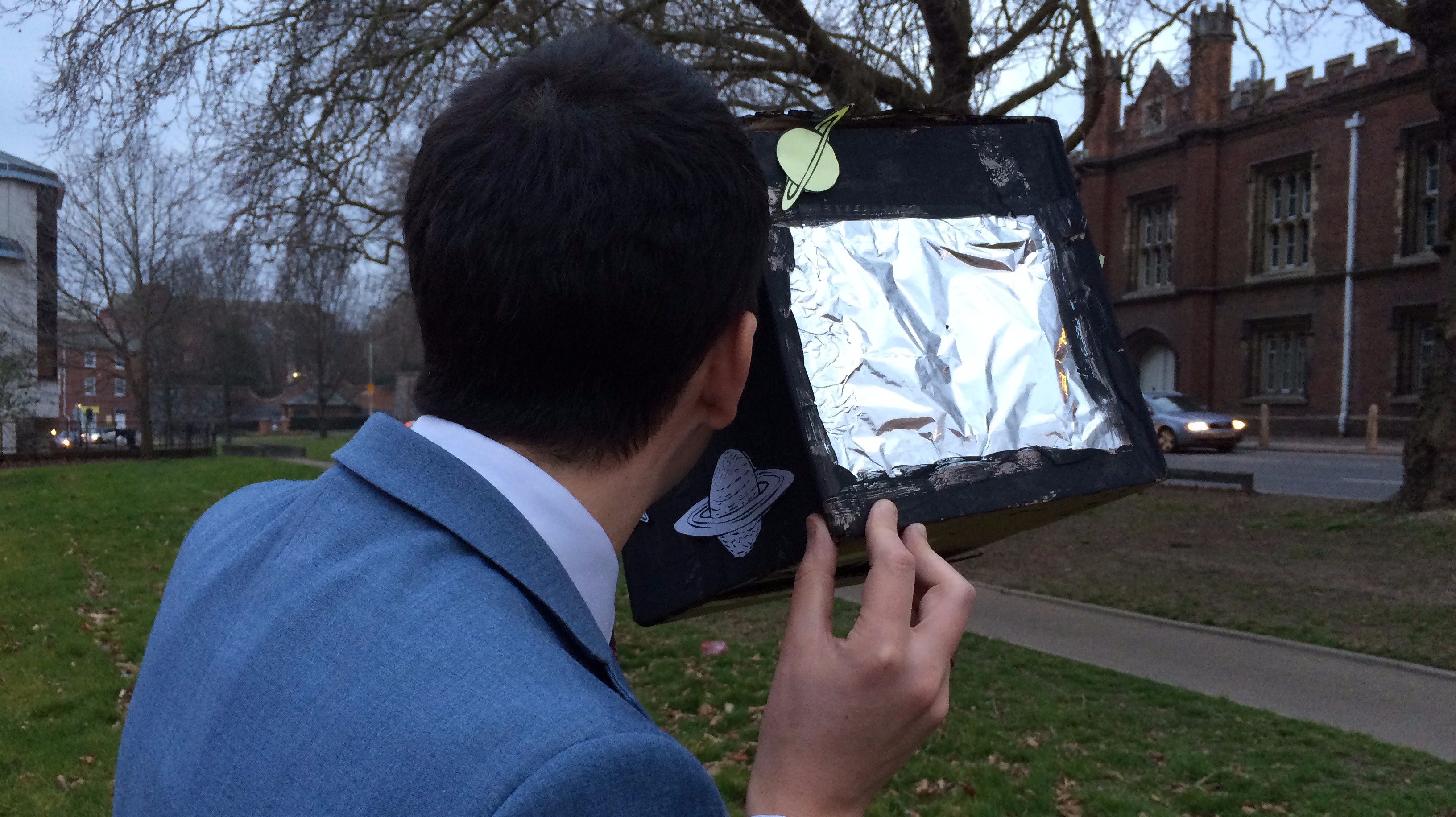 A safe method for viewing Friday's eclipse | ITV News Anglia