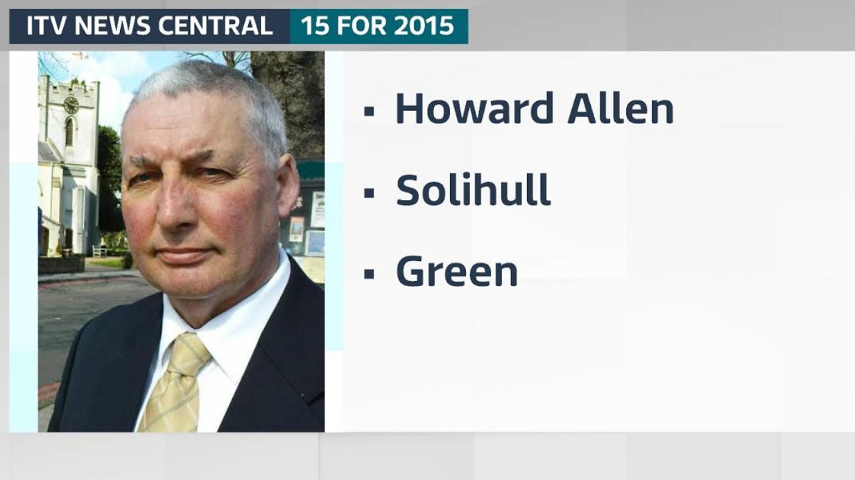 Howard Allen is standing in Solihull | ITV News Central
