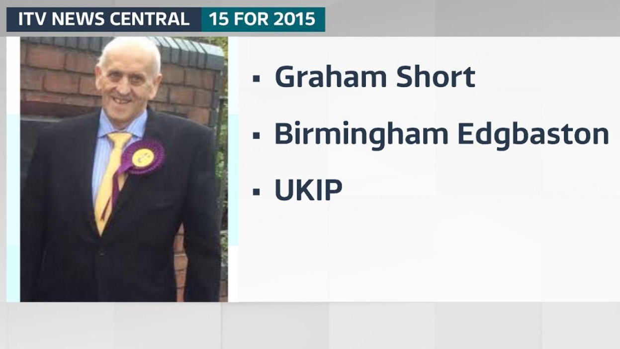 Graham Short is standing in Birmingham Edgbaston | ITV News Central