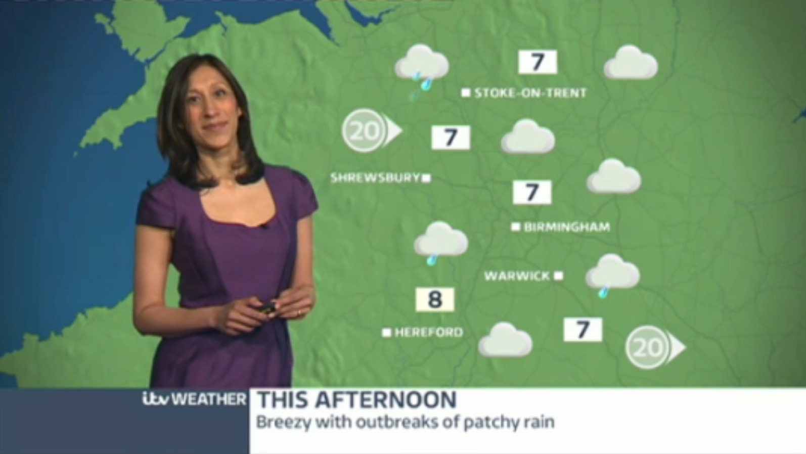 West Midlands weather: Windy with outbreaks of rain | ITV News Central