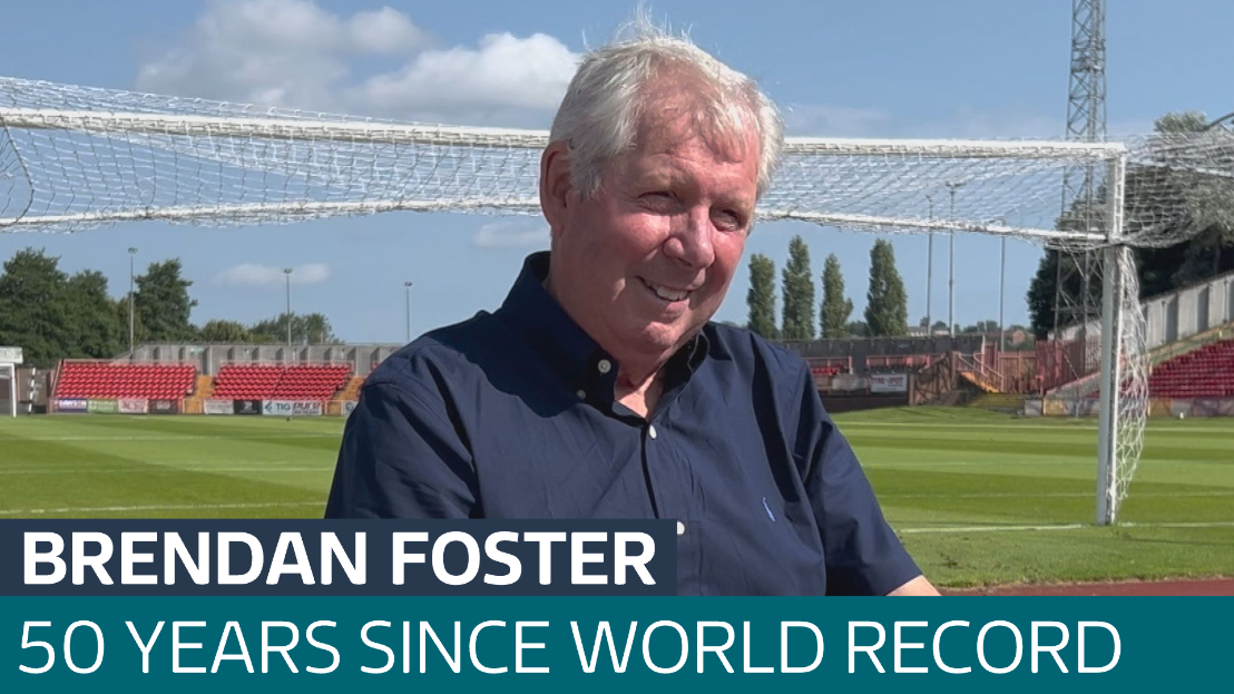Brendan Foster returns to Gateshead Stadium 50 years on from world ...