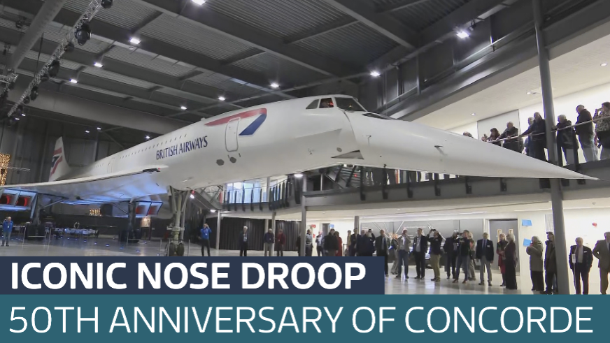 Celebrations underway to mark 50 years since first Concorde passenger ...