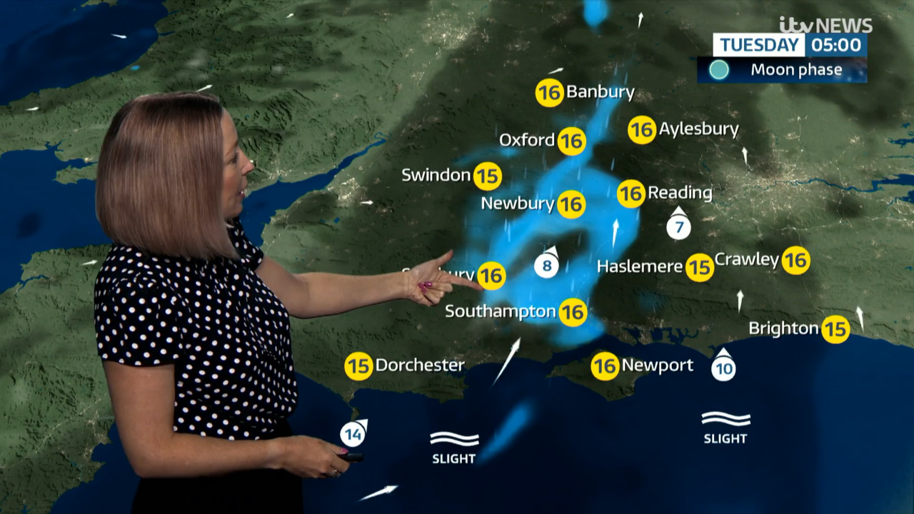 ITV Meridian : Today's Weather forecast for the South Coast