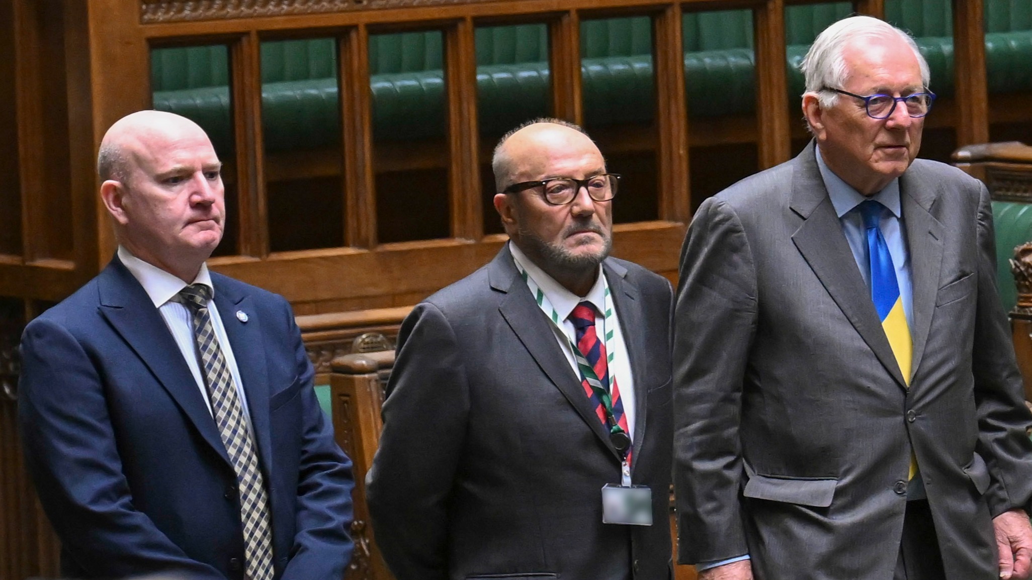 Newly elected George Galloway takes his seat in the commons as Rochdale ...