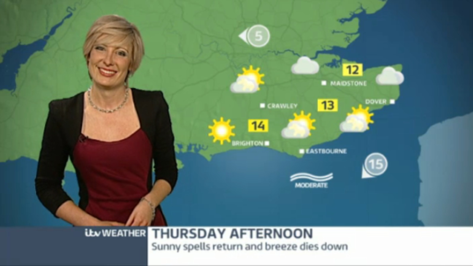 Today's weather for the east of the region | ITV News Meridian