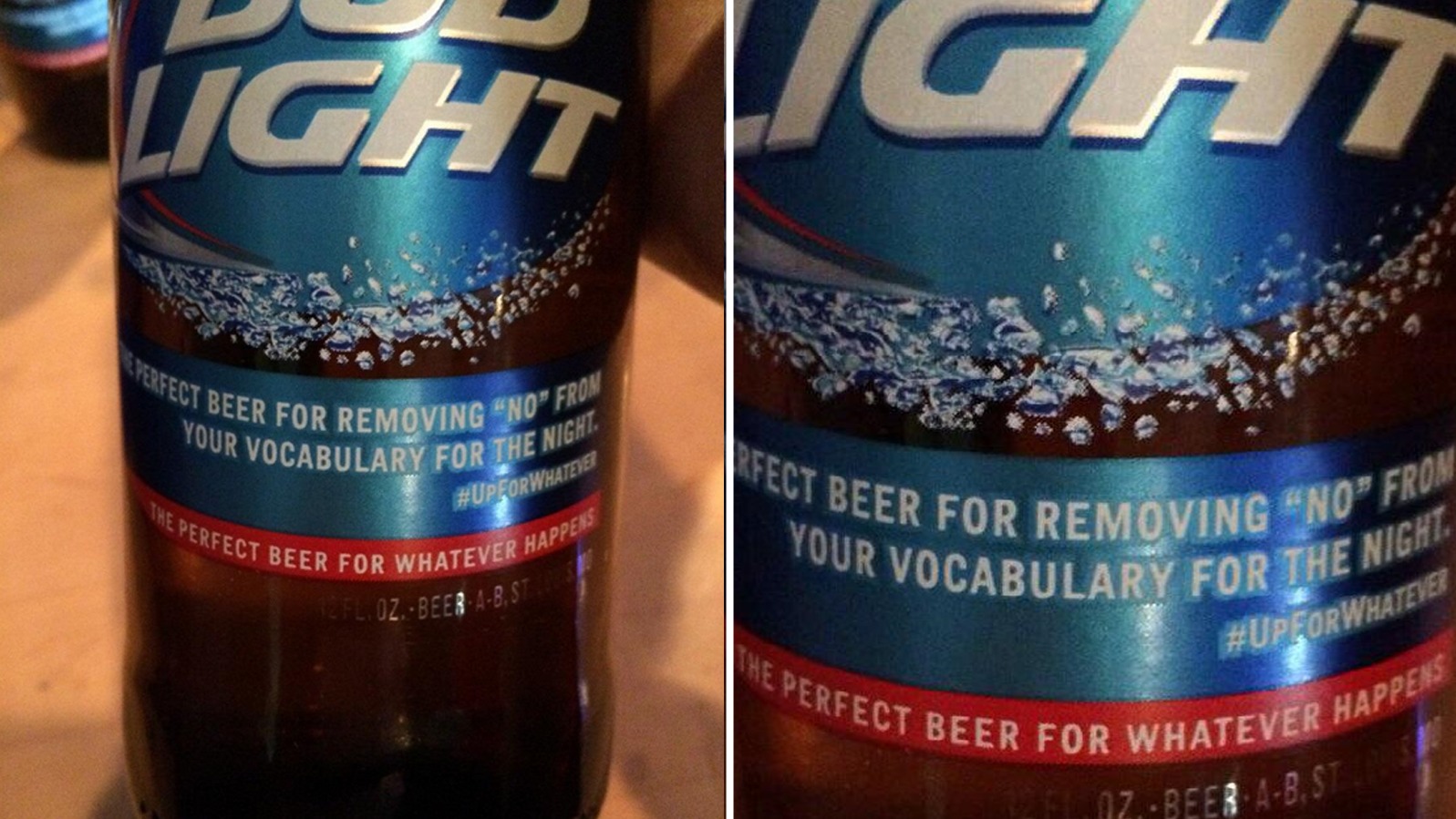 Beer company 'regrets' slogan accused of 'encouraging rape culture ...