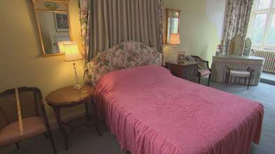 On display: The private quarters of The Queen Mother at Walmer Castle ...