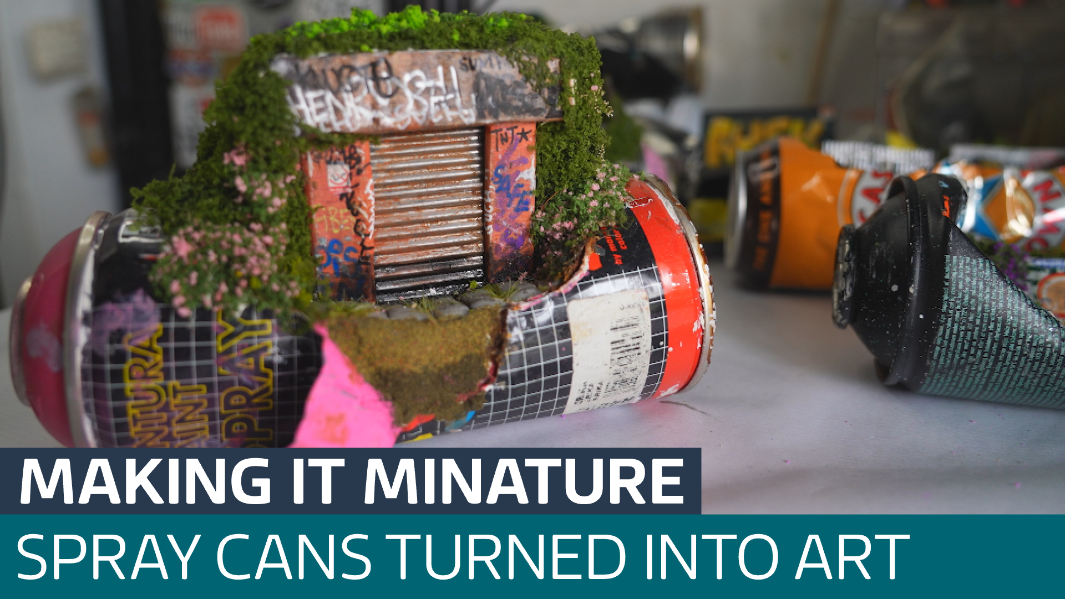From street art to spray cans - Newcastle artist creates tiny scenes ...
