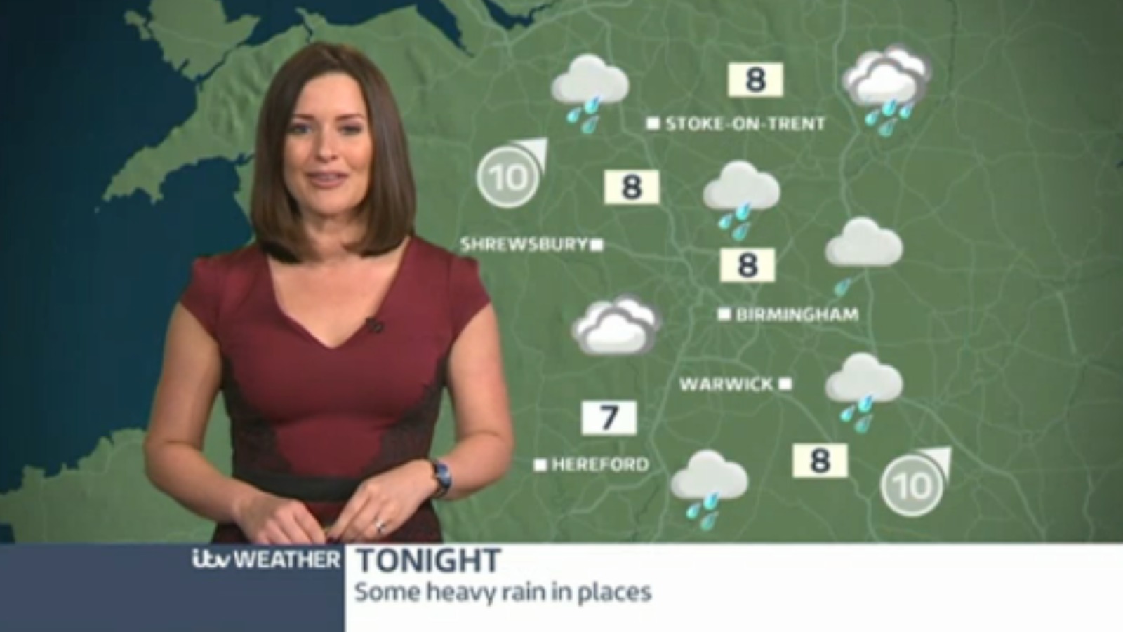 West Midlands Weather: Heavy rain in places | ITV News Central