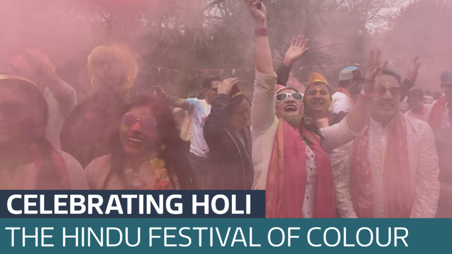 An Explosion Of Colour Celebrating Holi In Swindon Latest From Itv News