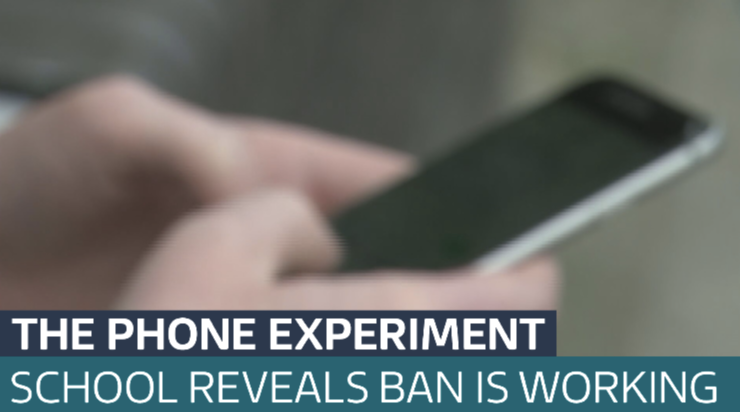 Headteacher says mobile phone ban in class has led to improved ...