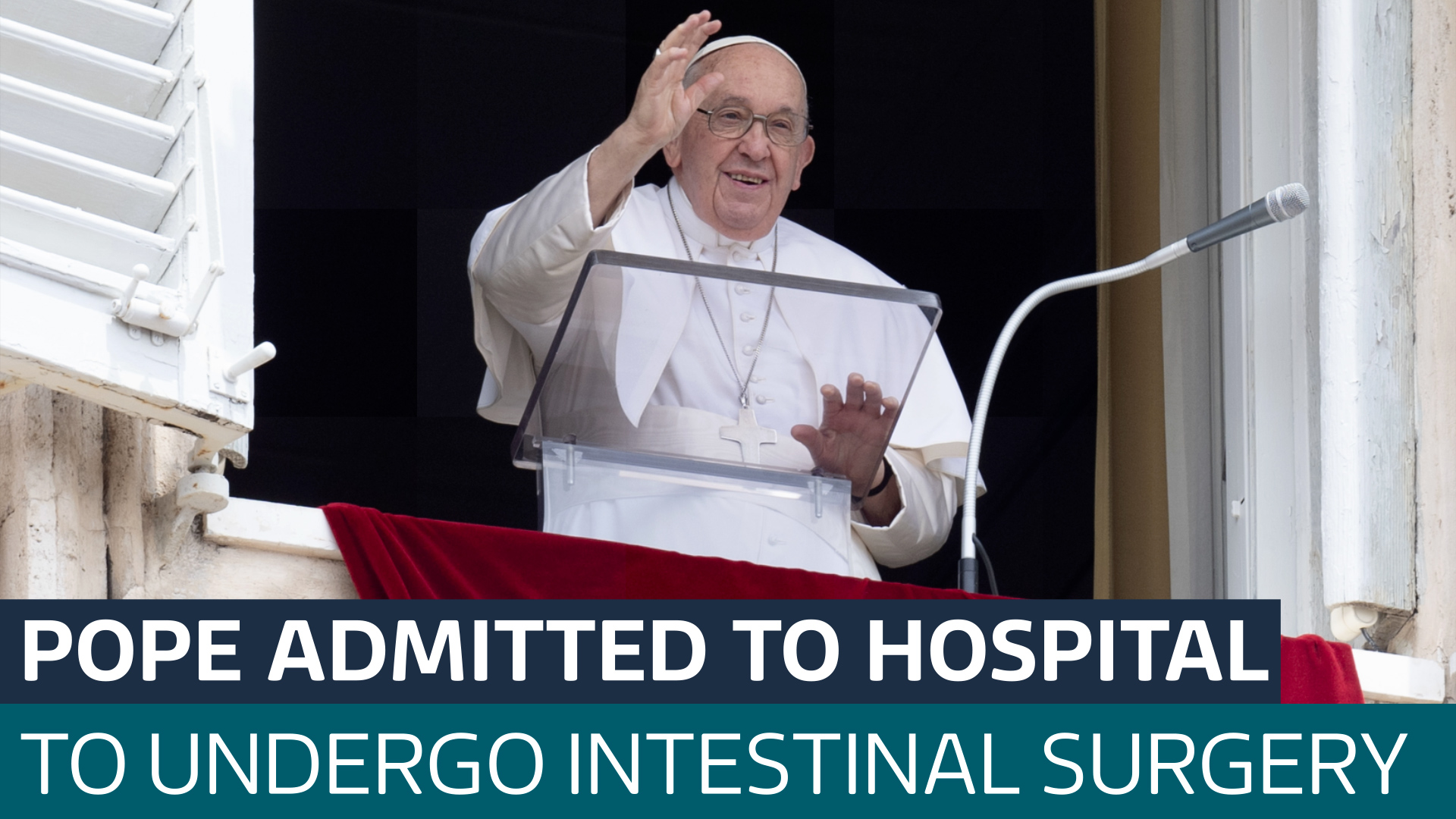 Pope Francis taken into hospital for intestinal surgery - Latest From ...