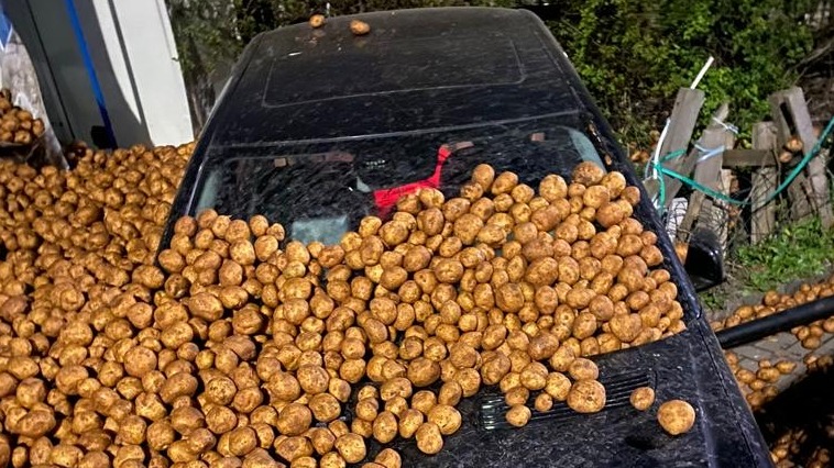 Lorry smashes into Ealing home sending potatoes flying and wrecking ...