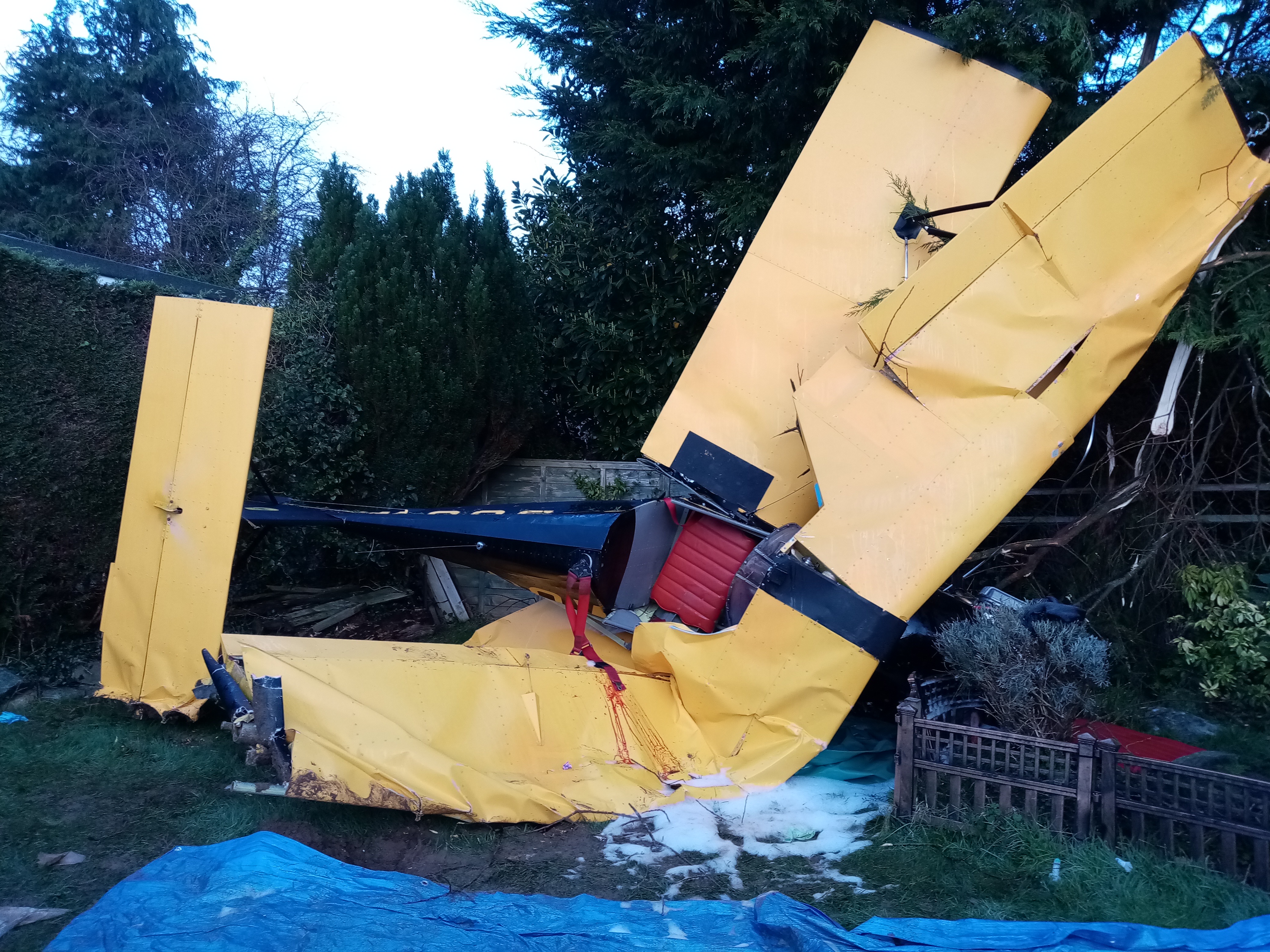 'Lucky no one was seriously hurt' says Anglesey couple after plane ...