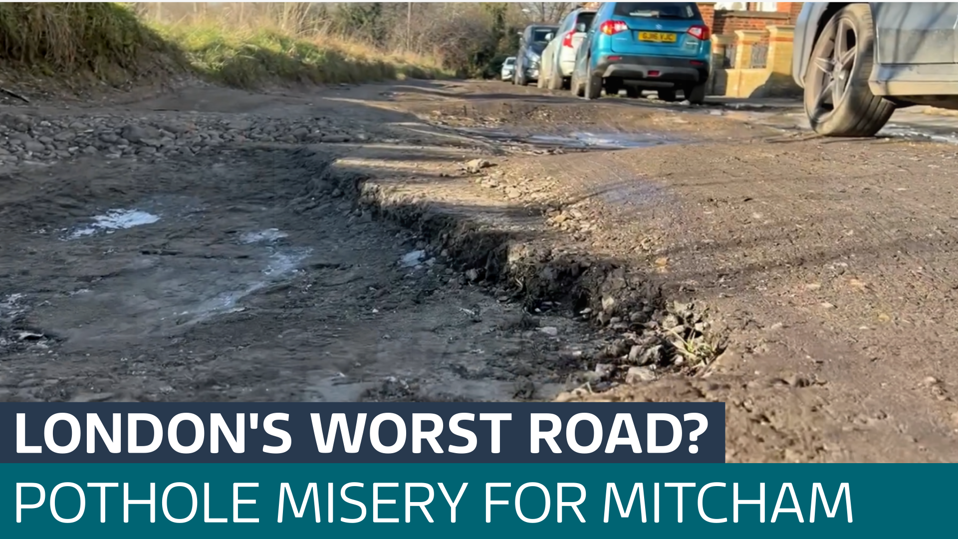 Residents of 'London's worst road' in Mitcham furious at giant potholes ...