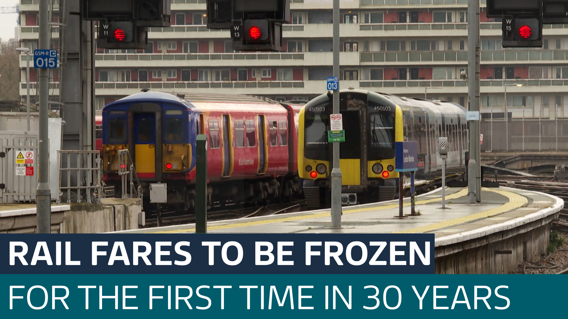 Rail fares will be frozen in England for the first time in 30 years ...