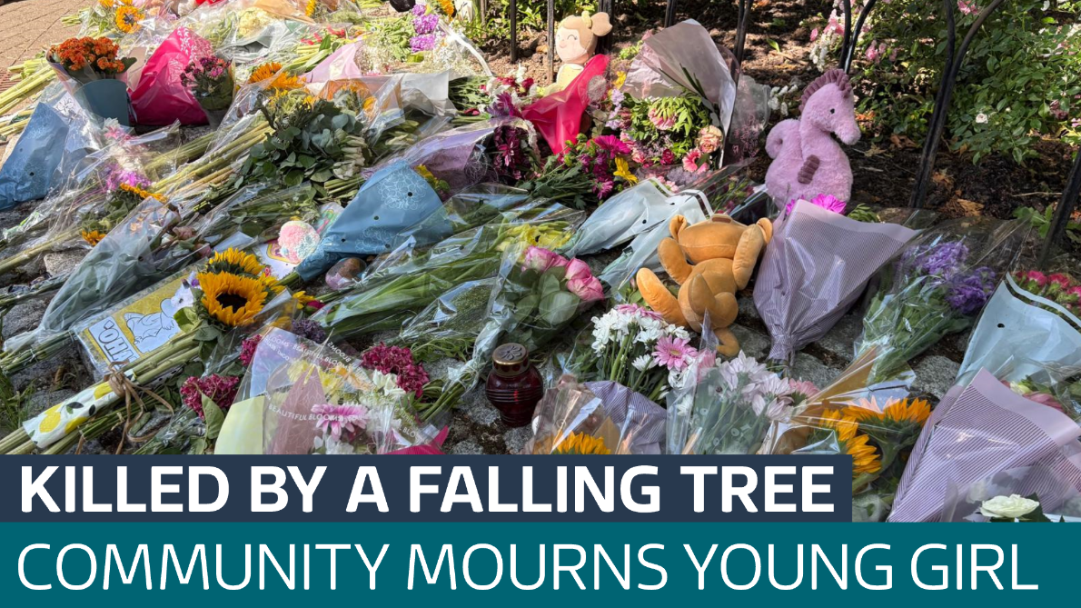 Community holds memorial service for 7-year-old girl killed by a ...
