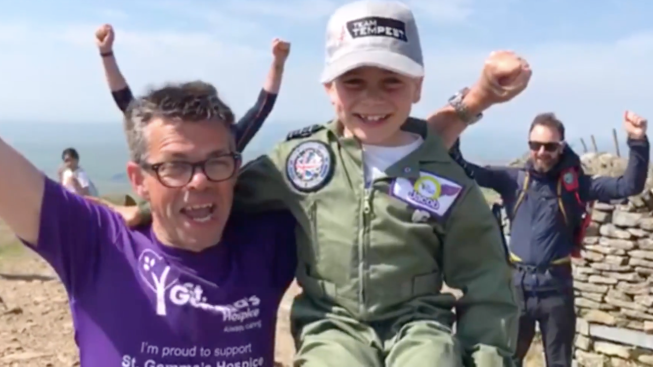 Young fundraiser Jacob the Pilot completes Three Peaks challenge to ...