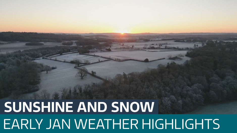 Frosty scenes, snow and stunning sunrises: Charlie's January weather ...