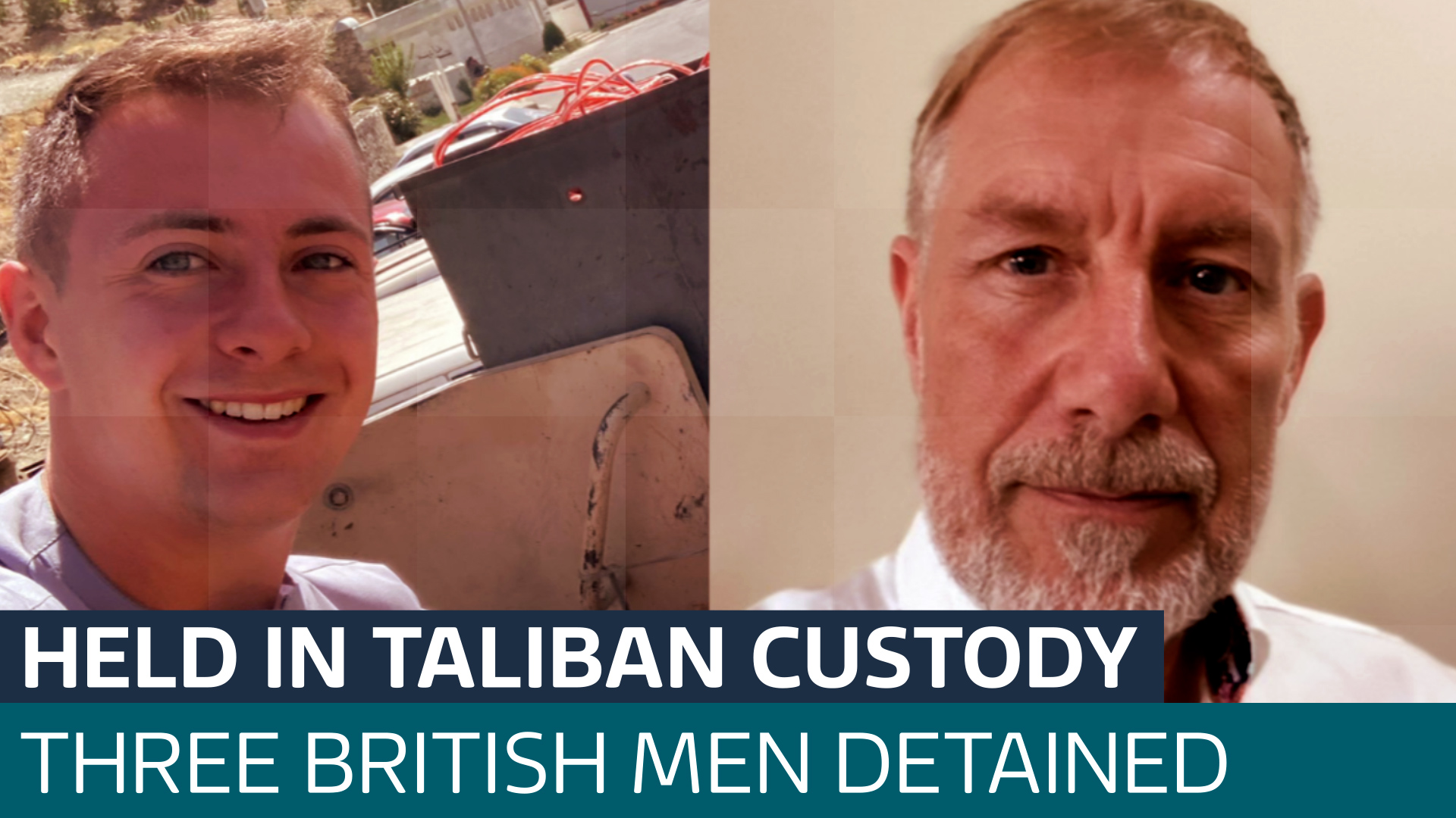 British men detained by Taliban in Afghanistan hold 'emotional' call ...