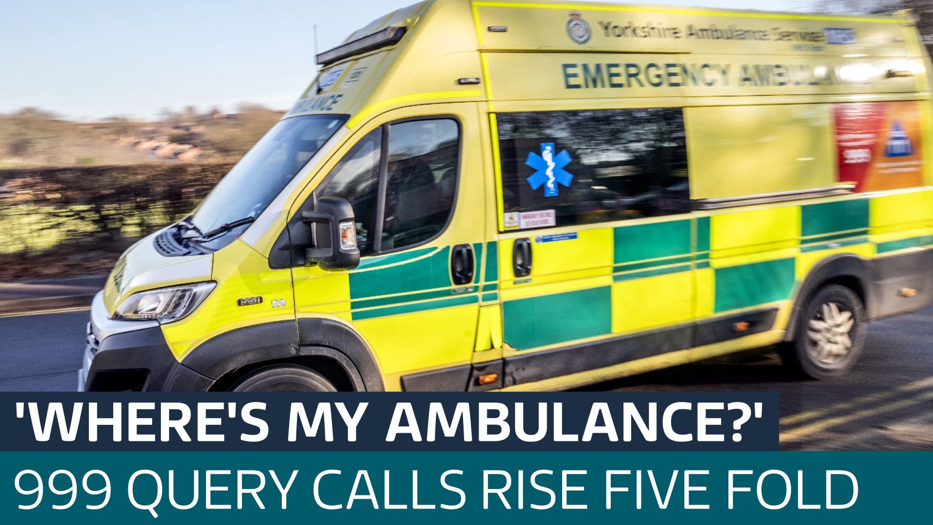 Fivefold rise in 999 calls from people waiting in England - Latest From ...