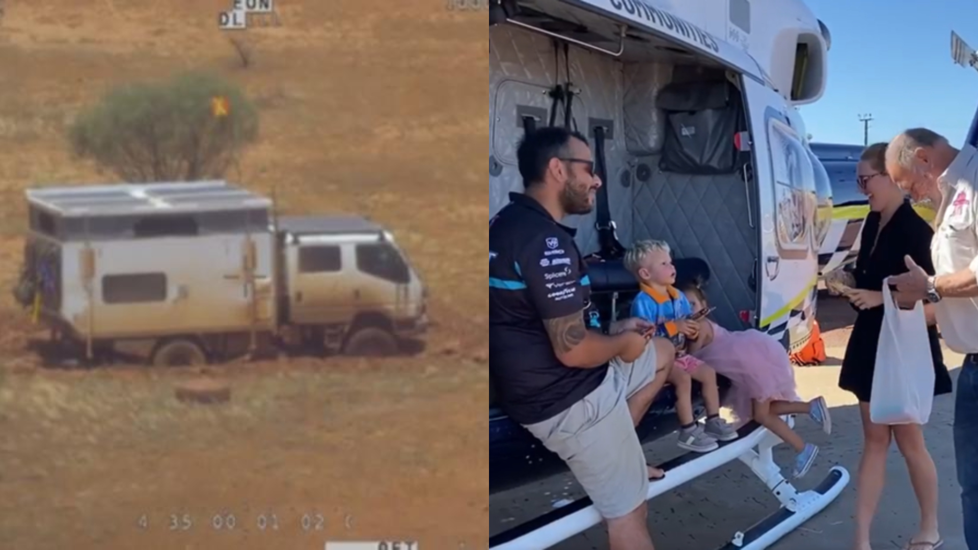 Family rescued after four nights stranded in Australian outback | ITV News