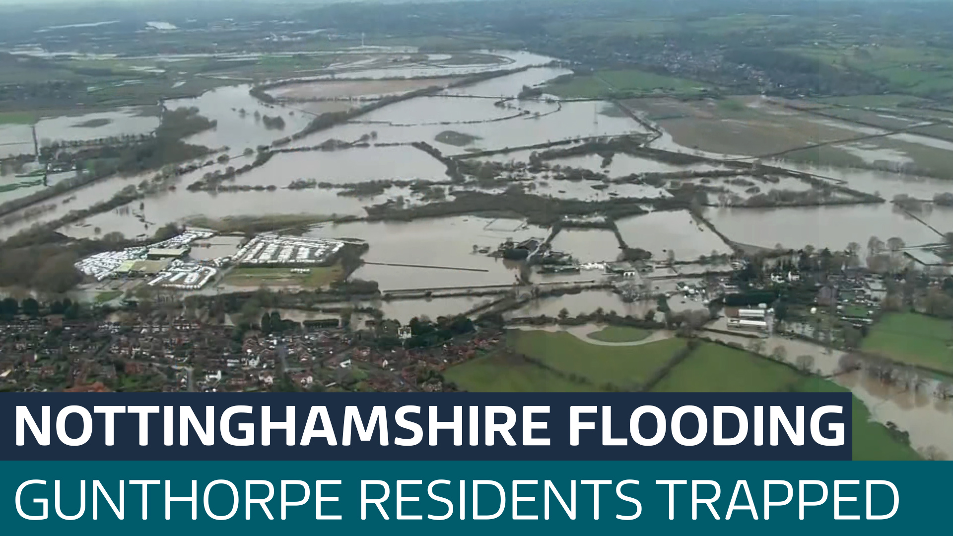 Inside the community of Gunthorpe that has been completely cut off by ...