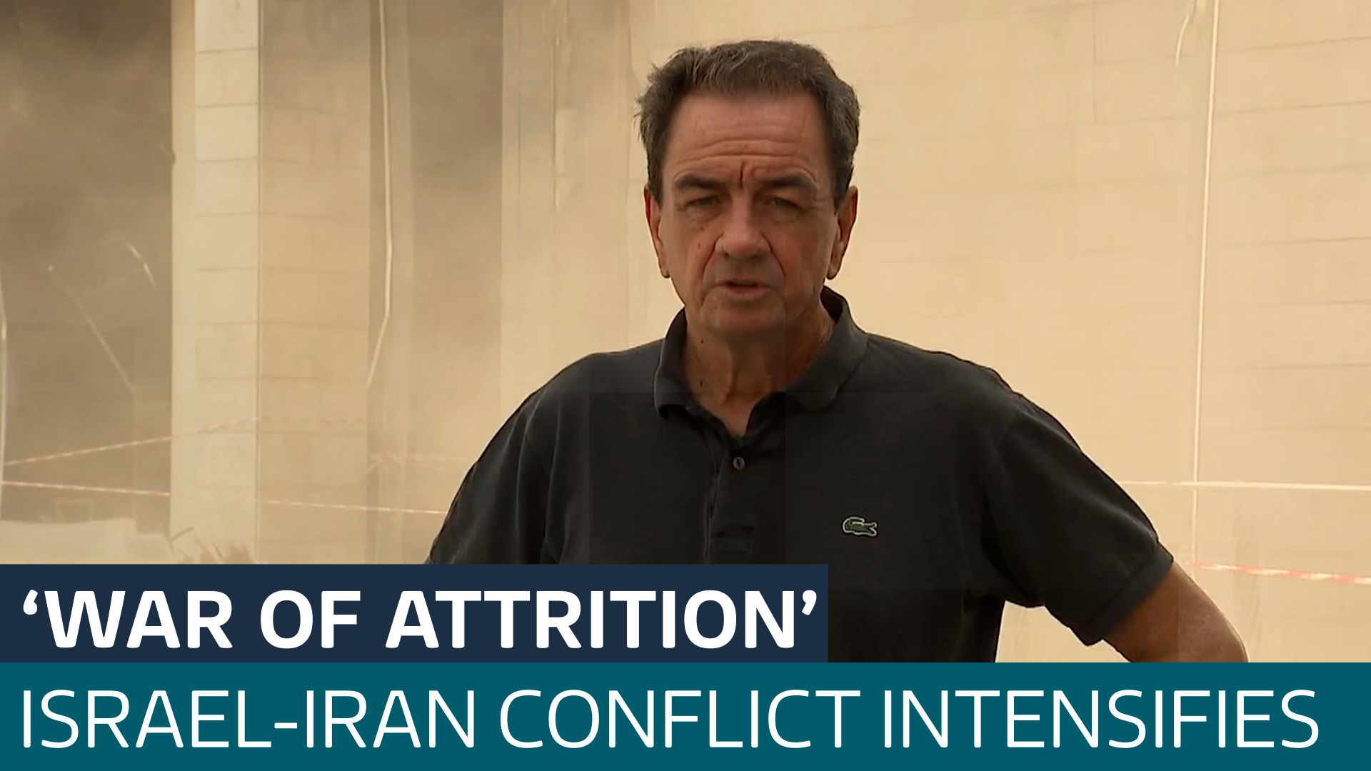 Iranian state TV hit by missile strike live on air as attacks continue ...