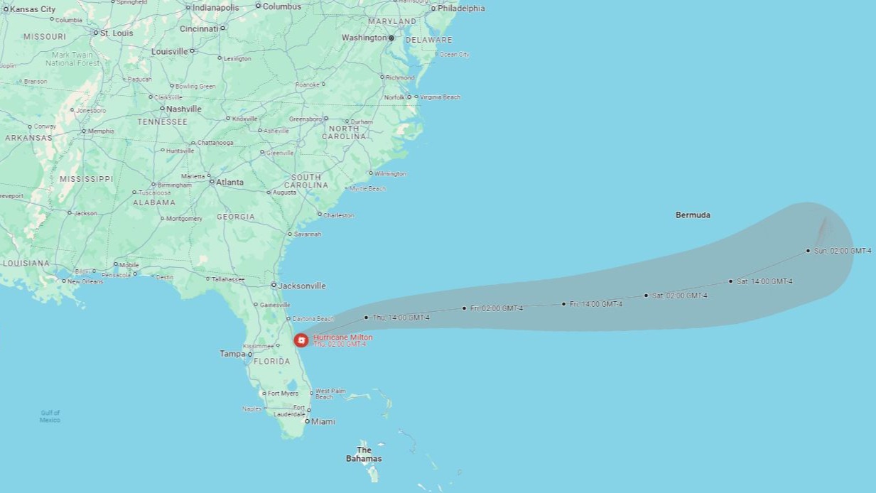 Where is Hurricane Milton heading, and will it affect the UK? | ITV News