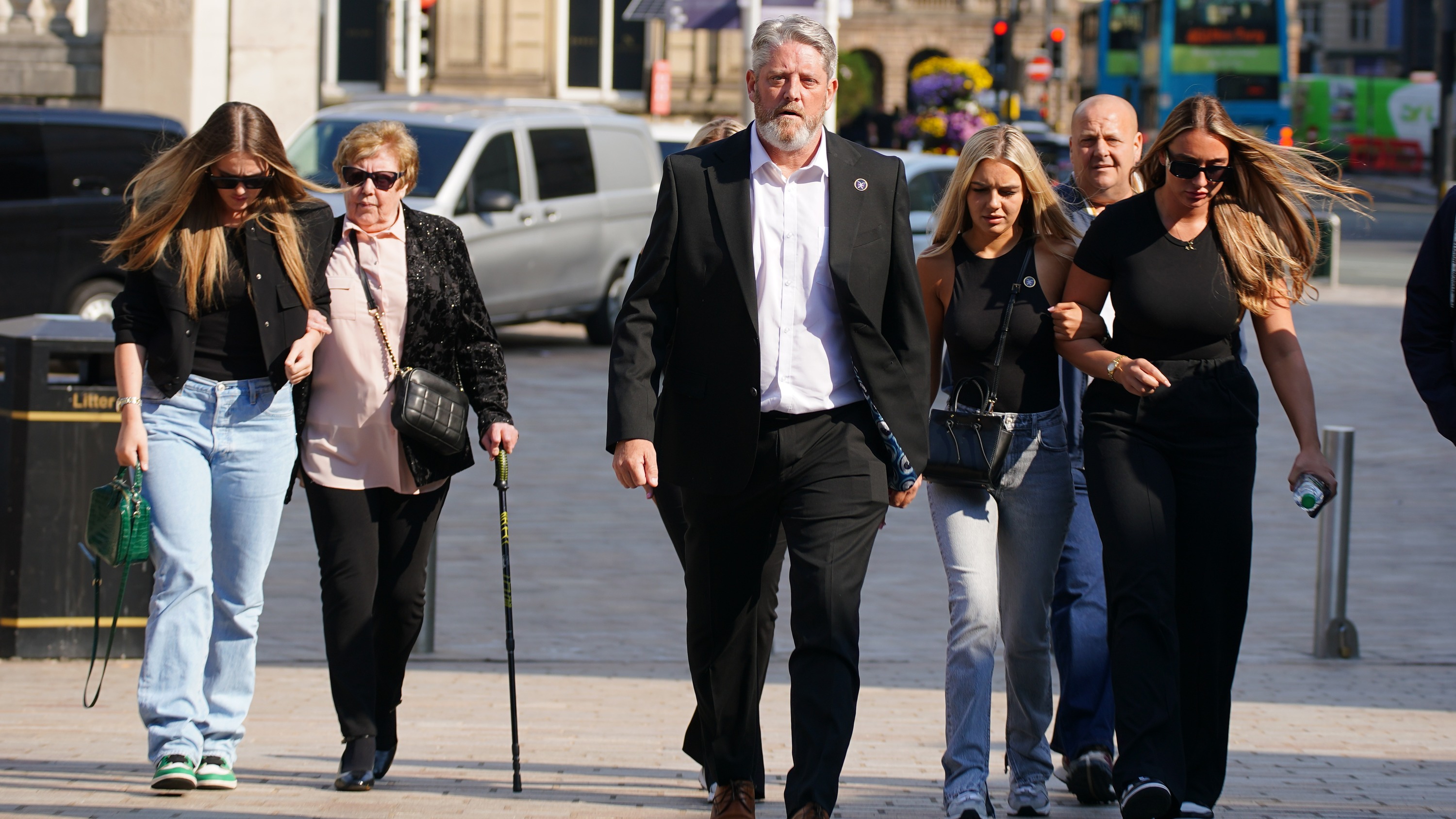 Family of Elle Edwards arrive in court in Liverpool for start of ...