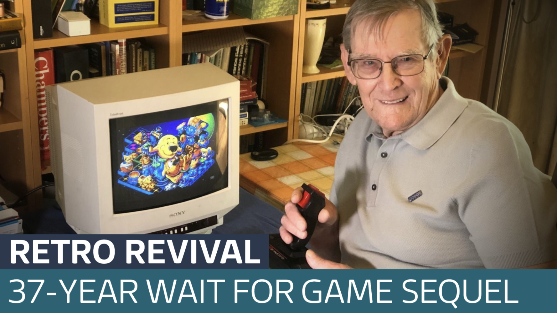 Computer programmer finally finishes game sequel... 37 years later ...