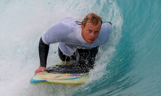 Amputee surfer from Gwynedd Llywelyn Williams becomes Wales' first ...
