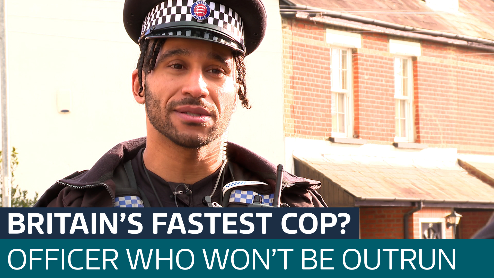 Meet the police officer who is on the run for all the right reasons ...