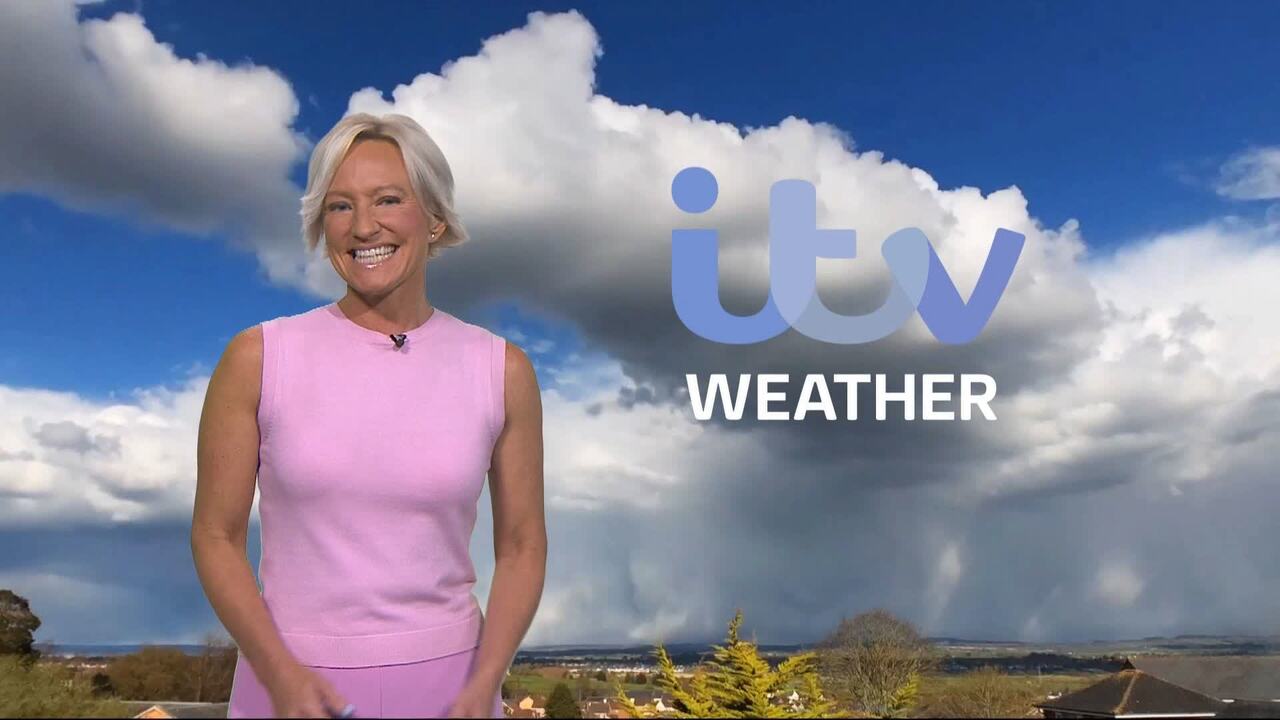 Sunny and staying dry: Watch the latest ITV forecast - Latest From ITV News