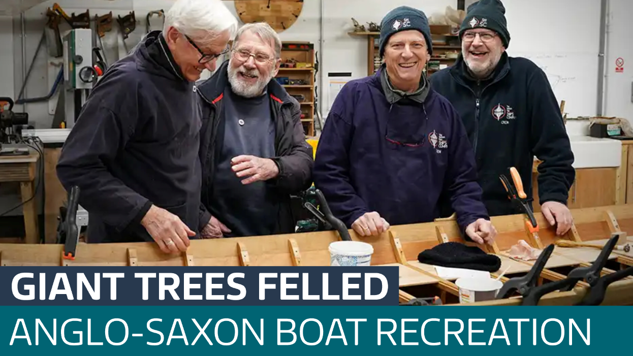 Oak trees used for ancient Anglo-Saxon Sutton Hoo boat replica - Latest ...