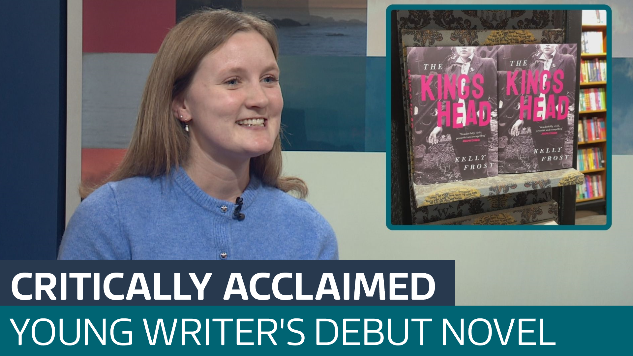 The 25-year-old author whose first novel has been named 'Book of the ...